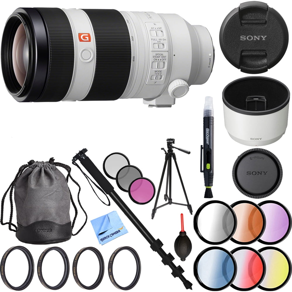 Sony FE 100-400mm f/4.5-5.6 GM OSS Full Frame E-Mount Lens Bundle with ...
