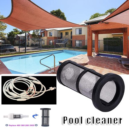 Portable in-Line Filter Screen Durable Fine Mesh Filter Replaceable Pool Accessories for Pool ...
