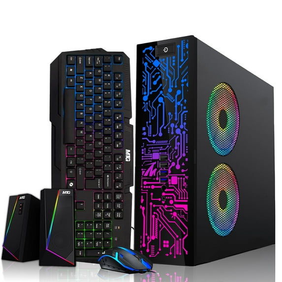 Restored HP G2 Desktop Computer PC,Intel Core i3,16GB RAM,256GB SSD,RGB ...