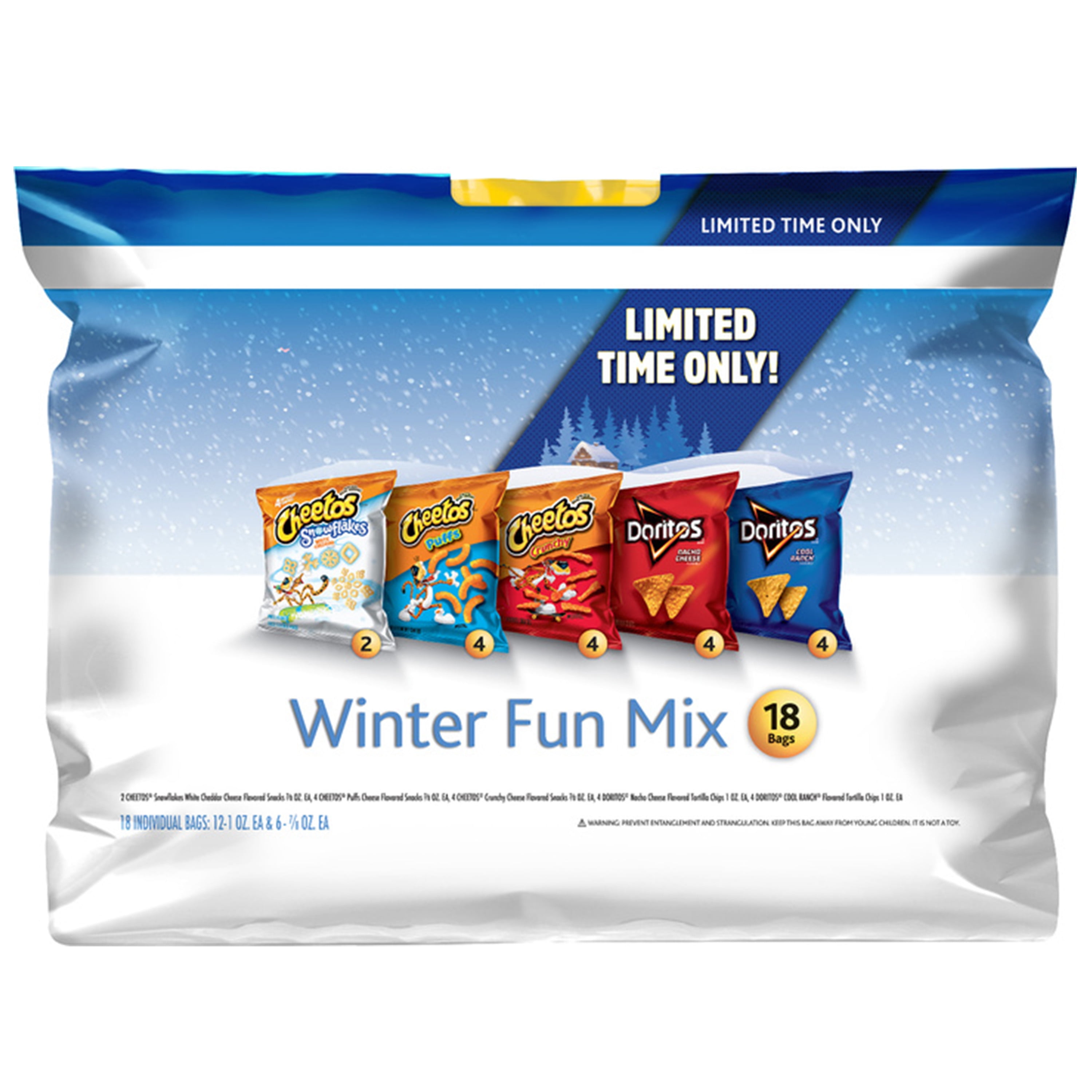 Frito-Lay Winter Fun Mix Variety Pack, 18 Count – Walmart Inventory ...
