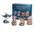 3D Beaded Ocean Animal DIY Kit – Beginner Friendly Handmade Bead Art ...