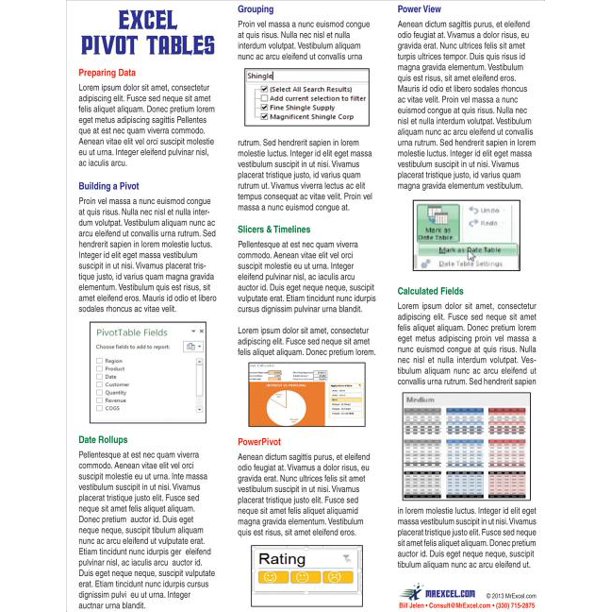 Excel 2010 Pivot Tables