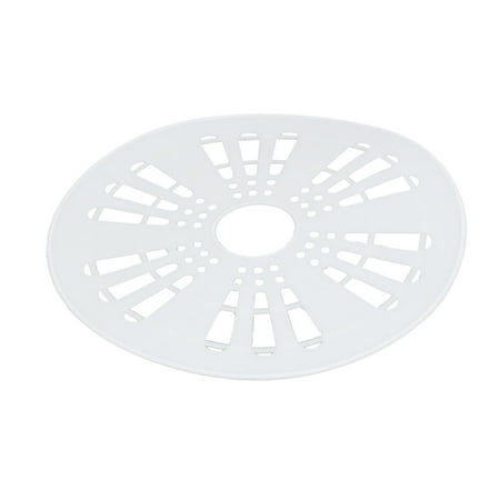 23.5cm Dia Plastic Semi Automatic Washing Machine Spin Cap Cover White ...