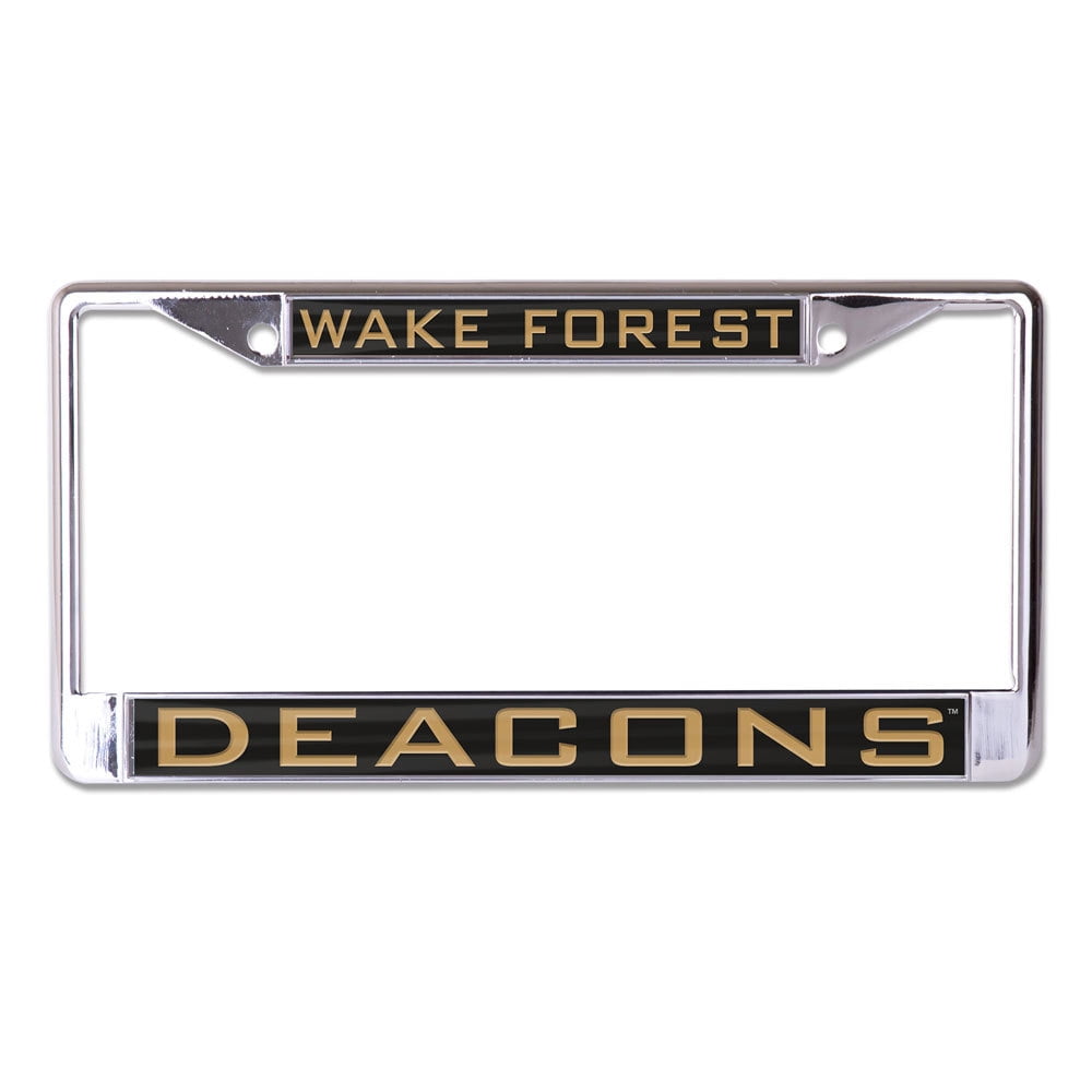 Wake Forest Demon Deacons License Plate Frame - Inlaid - Walmart.com