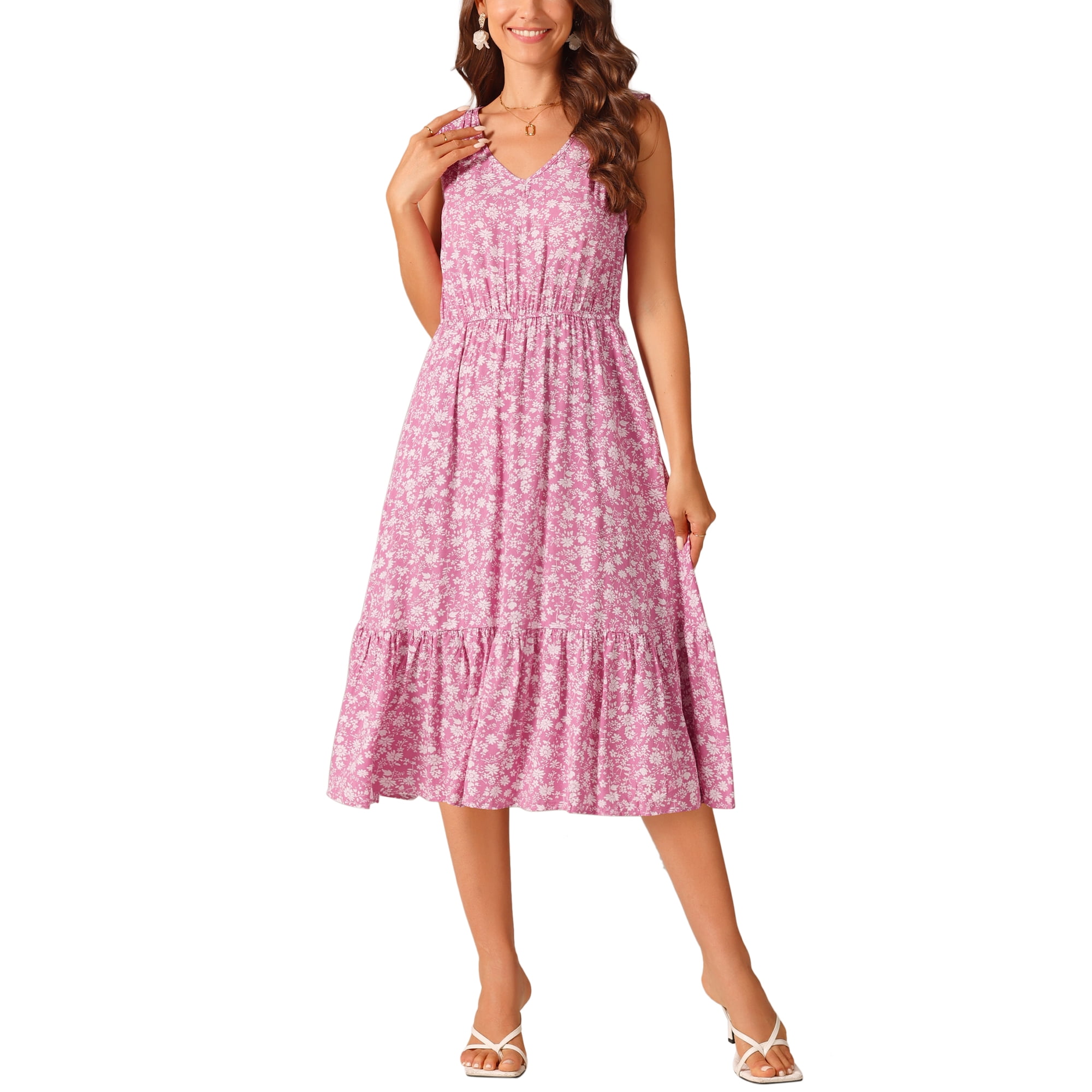 Click here for Inspire Chic Womens Summer Boho Beach Dresses V Ne... prices