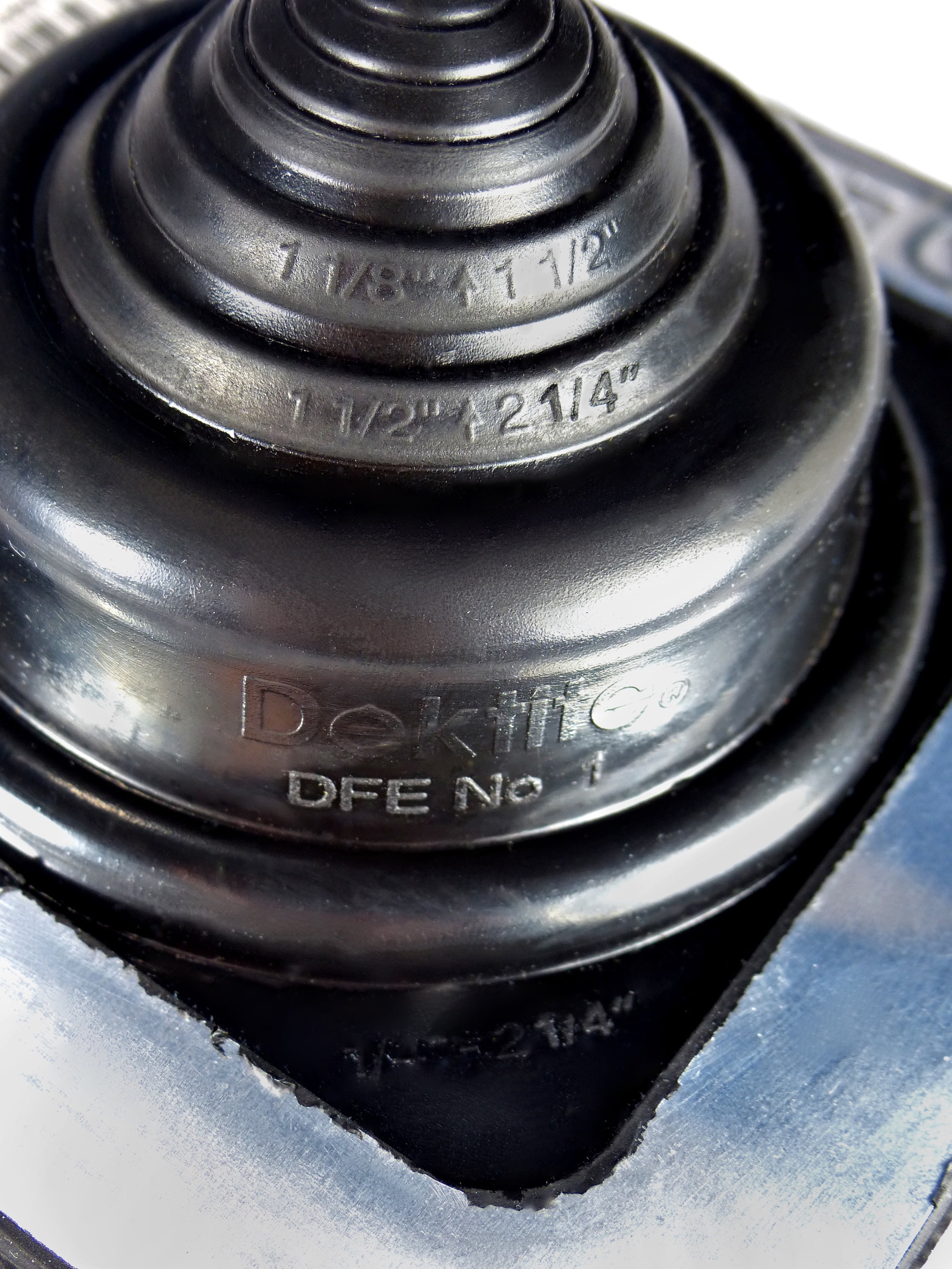 Building Supplies DEKTITE #1 Roof Jack Square Black EPDM Flexible Pipe ...