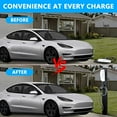 EV Charger Pedestal for Tesla Gen 3, Mounted EV Charging Station Stand ...