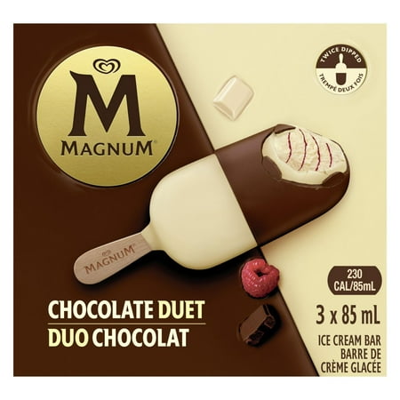Magnum Chocolate Duet Ice Cream Bars, 85 ml Ice Cream Bars - Walmart.ca