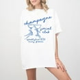 Champagne Social Club T-Shirt Boho Style Trendy Graphic Tee Gift for ...