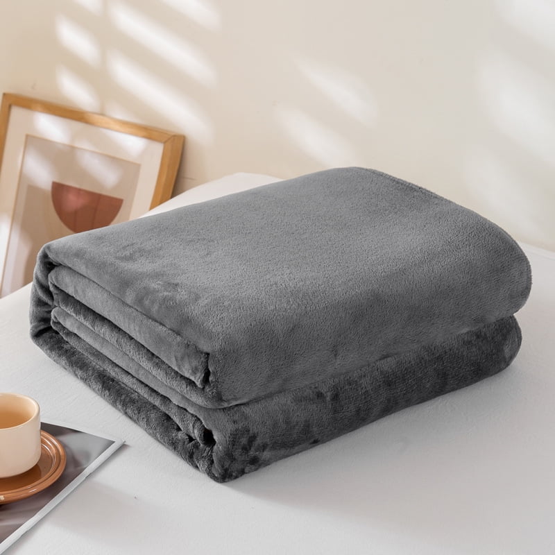 Click here for Xmhytop-A Throw Blanket Dark Grey Velvet 100x150cm... prices