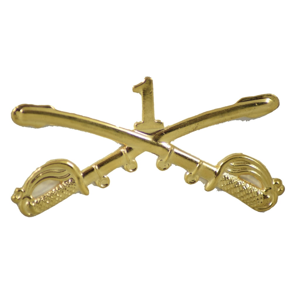 vendor-unknown - 1ST CAVALRY CROSSED SABRES HAT PIN - Walmart.com ...