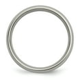 Titanium 14k Yellow Inlay 5mm Polished Band - Walmart.com