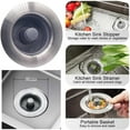 GZQJFMY Strainers Kitchen Sink Drain Strainer Stainless Steel 2024 ...