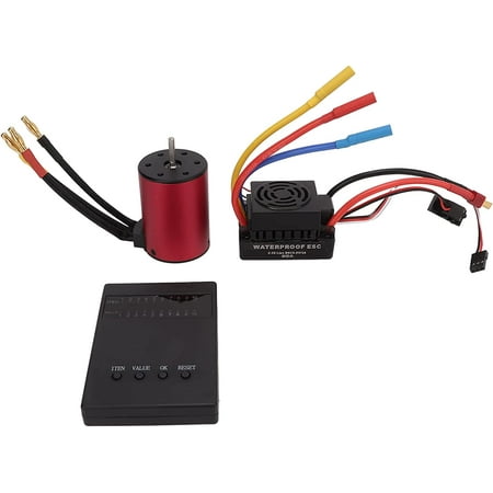 S3650 2300KV Waterproof RC Car Brushless Motor with 60A RC Brushless ...