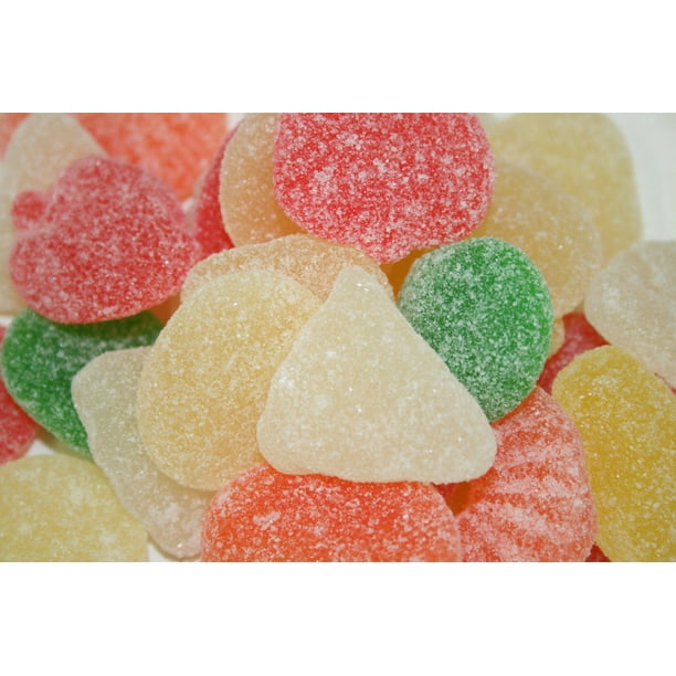 BAYSIDE CANDY HARIBO GUMMY FRUIT SALAD CANDY, 1LB - Walmart.com ...