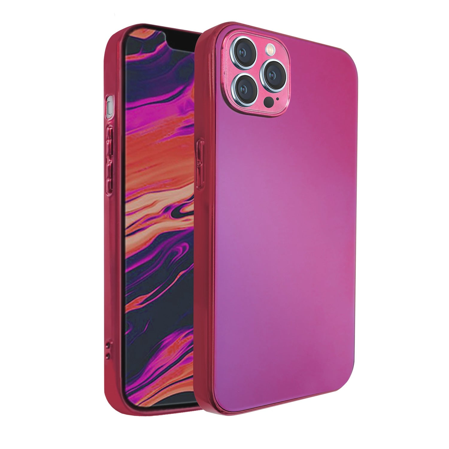 iPhone 13 Pro Case - Colored Reflective Mirror - Walmart.com