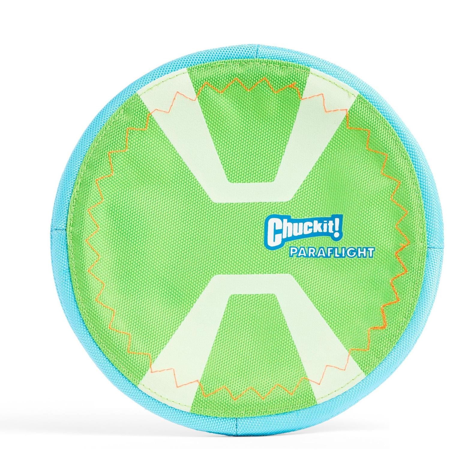 Chuckit! Paraflight Flyer - Juguete de Frisbee para Perro Flota en el Agua; Suave con los ...
