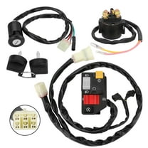 M MATI Handlebar Key Starter Relay Switch Kit for Honda Foreman 450 S ...