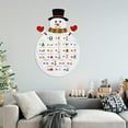 Christmas Hanging Advent Calendar with 24 Days Pockets Count Down to ...