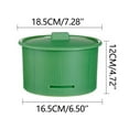 Sprouting Jar Wide Mouth Green BPA-Free Germination Container ...