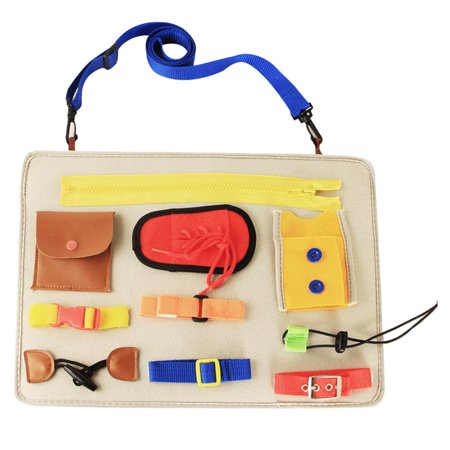 Montessori Toddler Busy Board Buckle Fidgets Toys | Walmart Canada