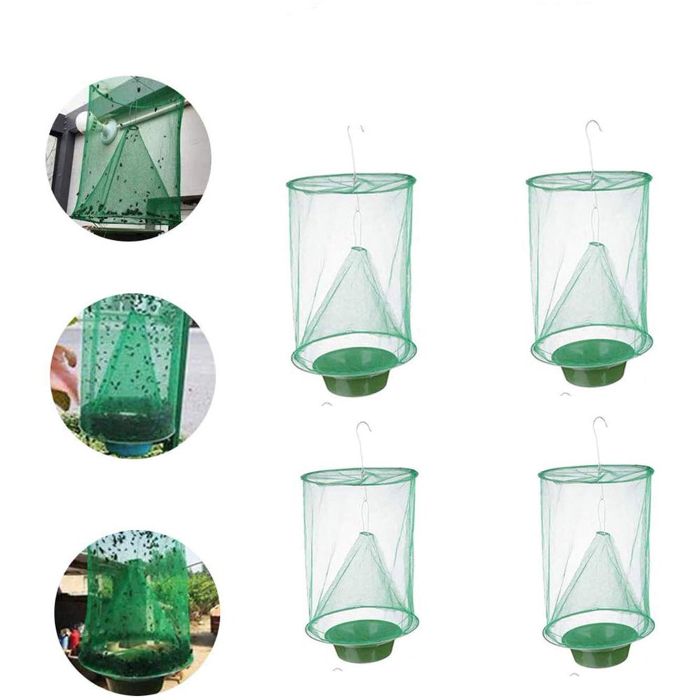 Hanging Trap Catcher With Pot Outdoor Catching Fly Mesh Net Insect Bug ...