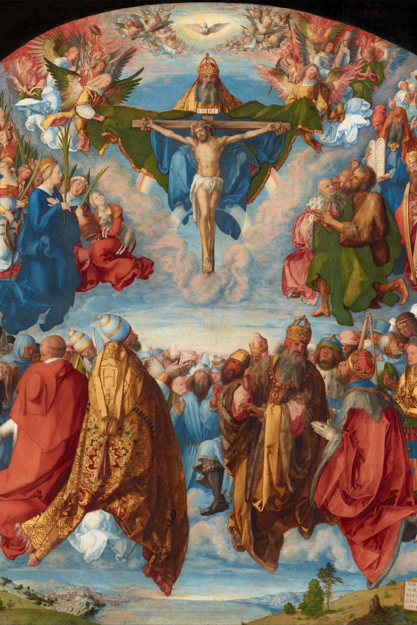 24x36 gallery poster, Adoration of the Trinity (Landauer Altar) by ...