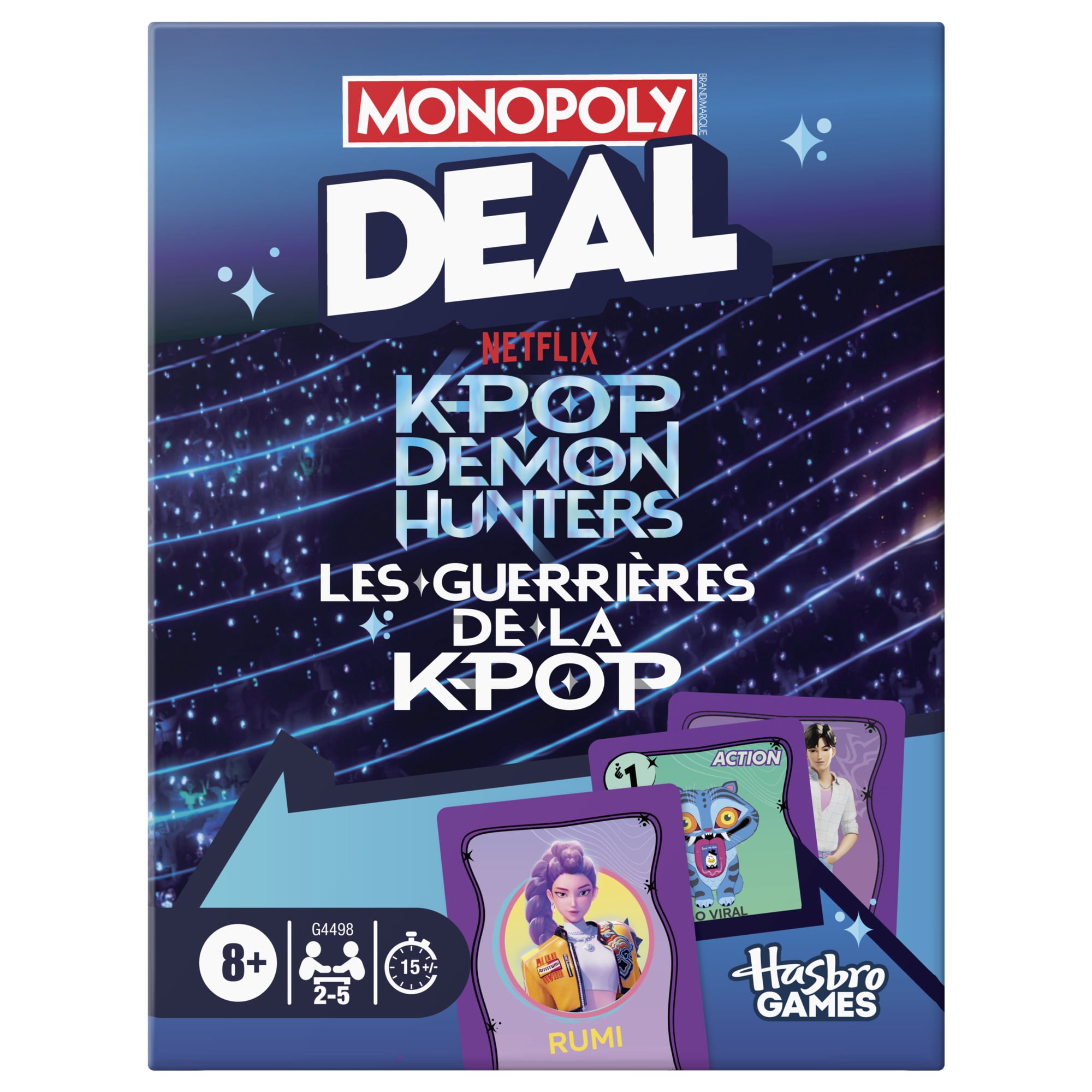 Click here for Monopoly Deal: Kpop Demon Hunters Card Game  15 Mi... prices