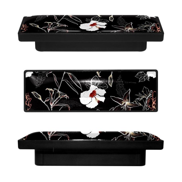 4 Pcs Rectangle Cabinet Handle Cupboard Knob Drawer Pulls Handle White ...