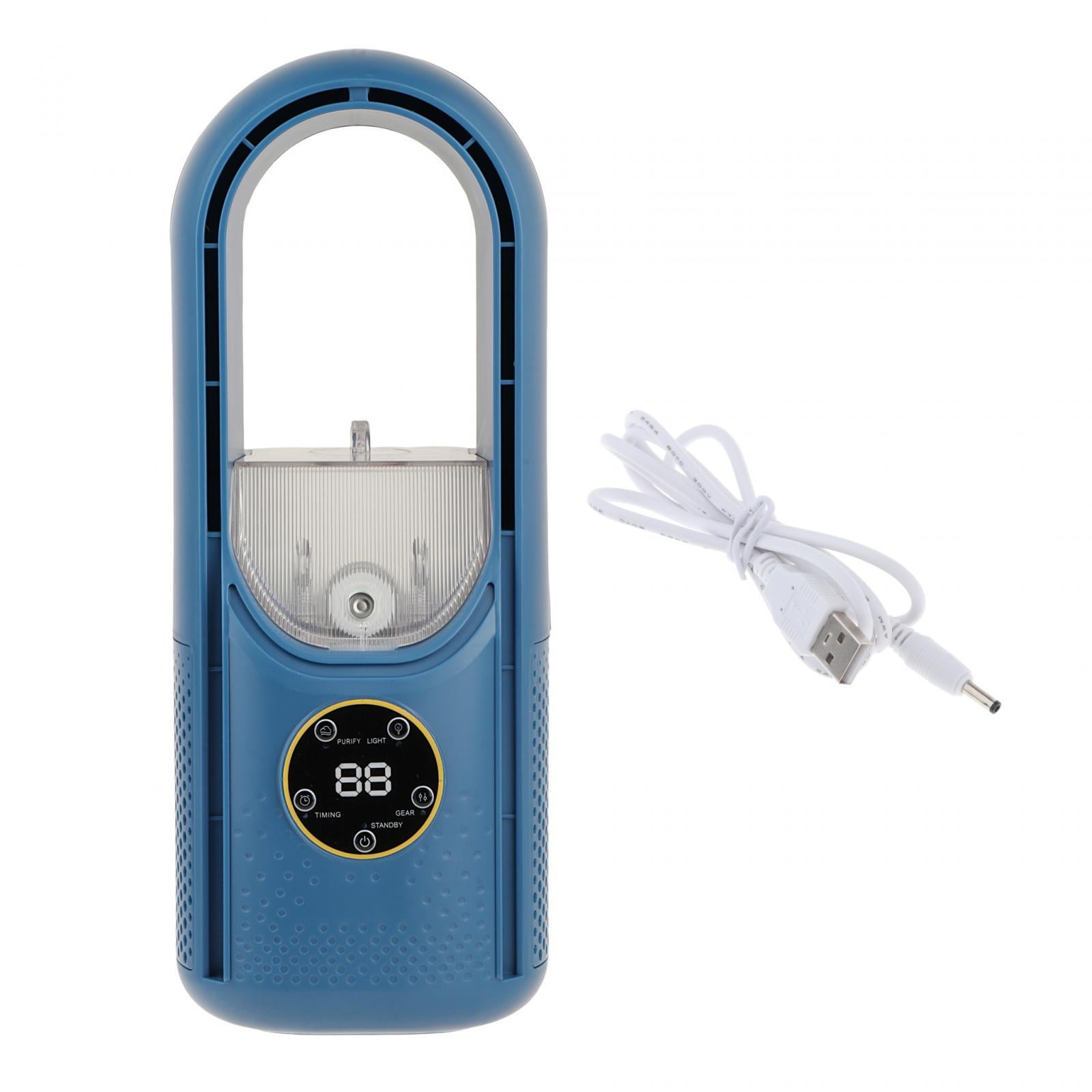 Cooling Car Bedroom Usb Rechargeable Portable Air Conditioner Blue