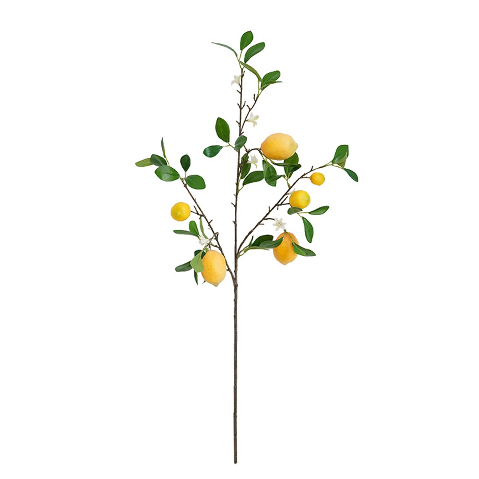 Yinkuu Large Size Artificial Lemon Stems Party Home Decor Plastic ...