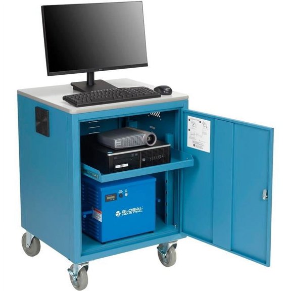 Mobile Storage & Charging Cart, 24 Laptop & Chromebook™ Device Capacity ...