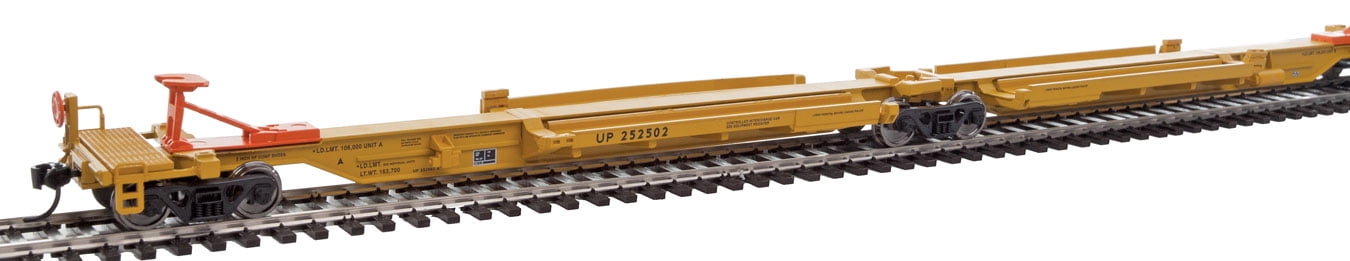Walthers HO Scale Five-Unit All-Purpose 48' Spine Car Union Pacific/UP ...