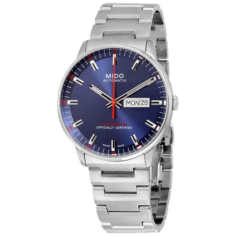 Mido Commander II Automatic Blue Dial Mens Watch M021.431.11.041.00 ...