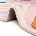 Rugs.com Aruba Outdoor Collection Rug – 6' x 9' Pink Low-Pile Rug ...