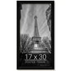 17x30 Black Picture Frame for Puzzles Posters Photos or Artwork ...