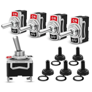 Seachoice 3-Position Toggle Switch with 6 Screw Terminals On/Off/On ...