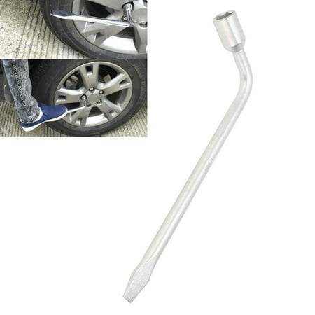 Loewten Car Spare Tire Lug Wrench, L‑Type Car Truck Tire Wrench Hex ...