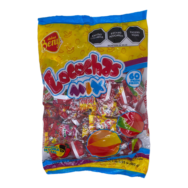 Beny Locochas sugar hard candy Mix Flavors 1LB .93 BAG 60 Pcs ...