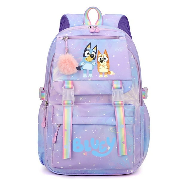 Rainbow Series Bluey Backpacks Bingoes Family Schoolbags Students ...