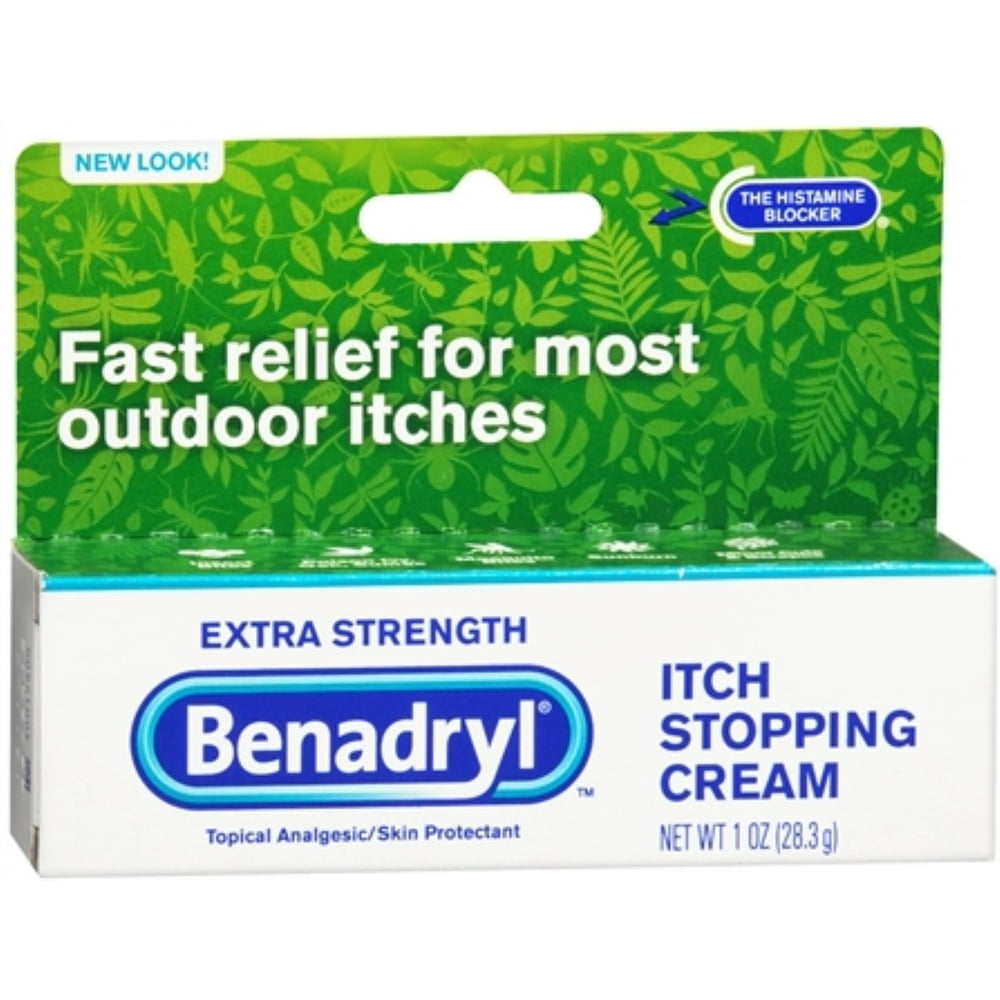 Benadryl Itch Stopping Cream Extra Strength 1 Oz Pack Of 3