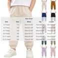 BXJX Boys Cargo Pants, Elastic Bottom Casual Summer Elastic Waist Kids ...