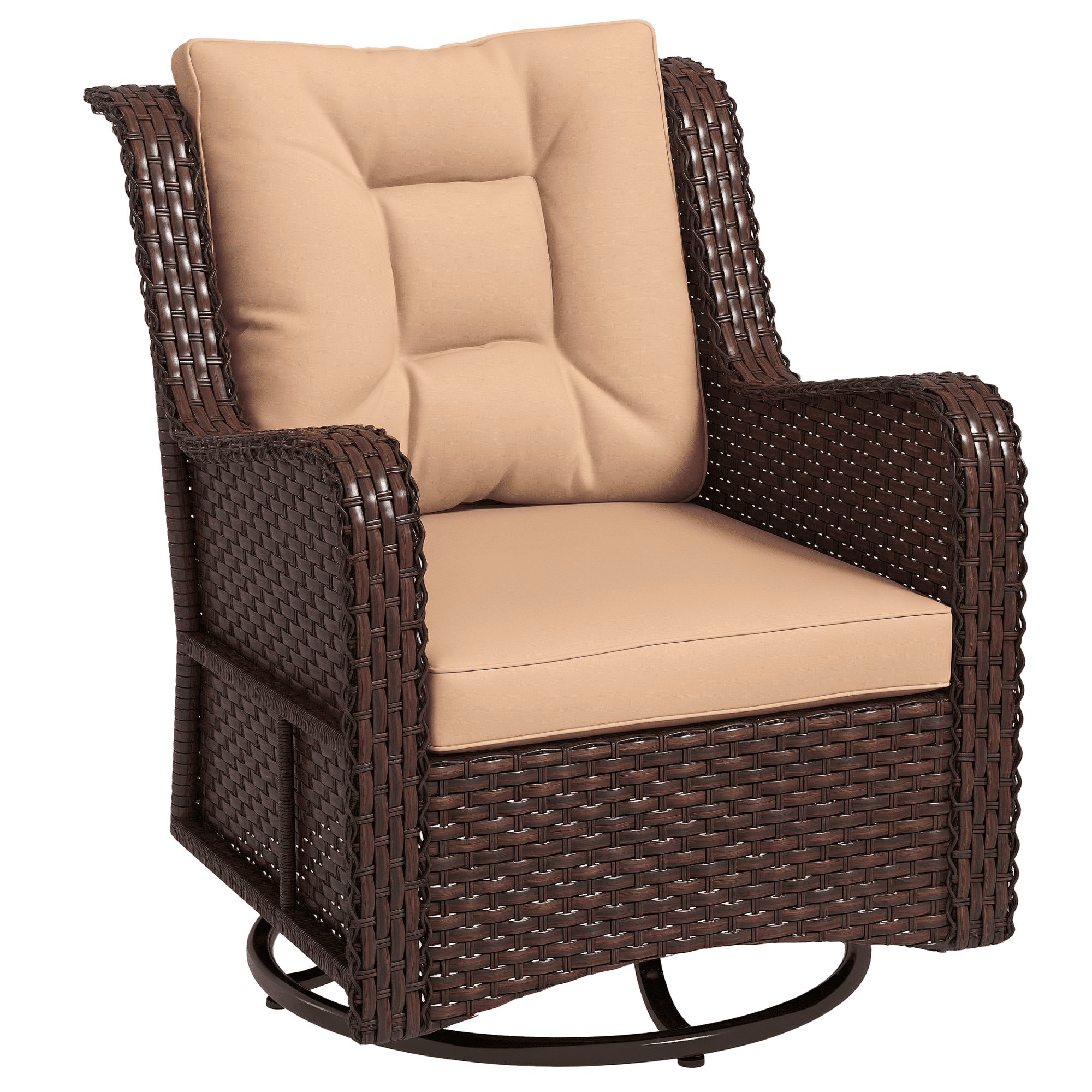 Click here for Outsunny 360° Swivel Patio Chair W/ Cushion  Patio... prices