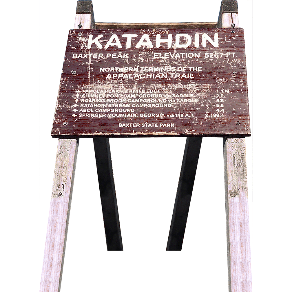 H13188 Katahdin Appalachian Trail End Sign - Walmart.com