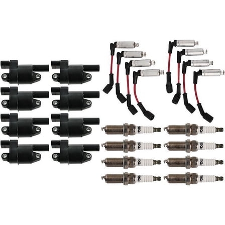 Ignition Coil Spark Plug and Wire Set 17 Piece - Compatible with 2014 ...