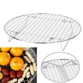 Mlless Stainless Steel Round Cooking Rack 10 63in Diameter Sturdy Legs ...