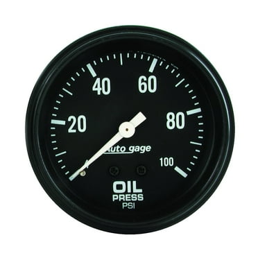 AutoMeter 3323 Sport-Comp Mechanical Oil Pressure Gauge - Walmart.com