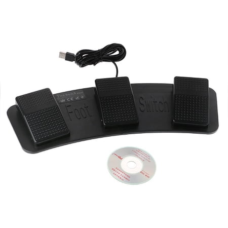 FS3-P USB Pedals Control Keyboard Mouse USB Pedals Control; Plastic ...