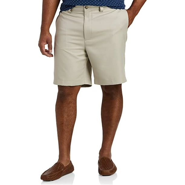 Oak Hill by DXL Men's Big and Tall Waist-Relaxer Microfiber Shorts ...