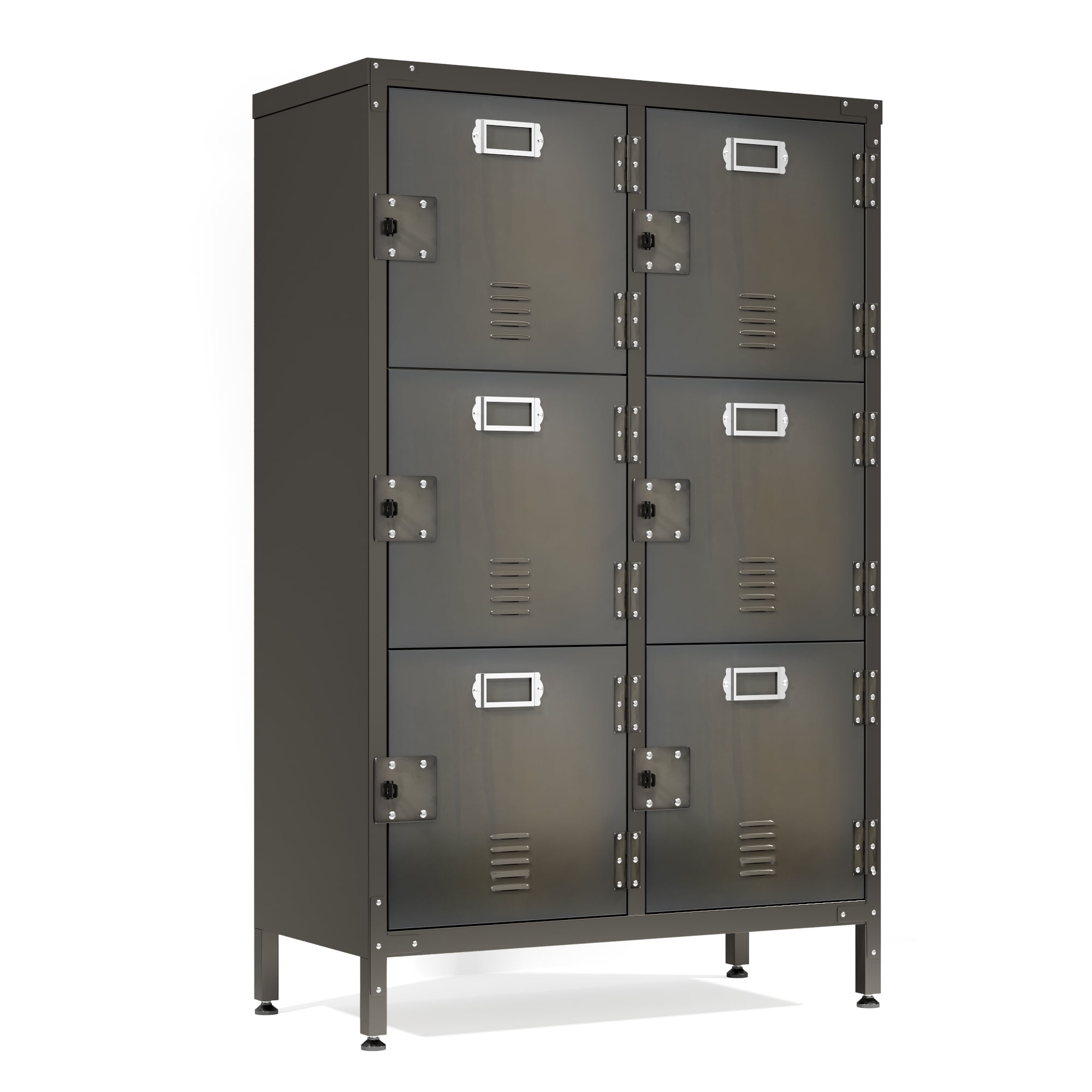 Industrial Metal Locker Storage Cabinet with Shelves Australia | Ubuy